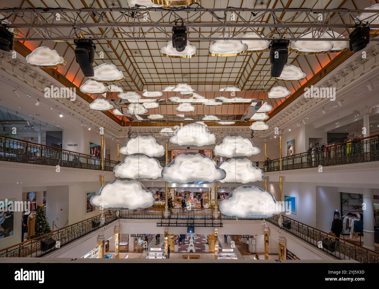 Paris, France - 11 13 2024: Le Bon Marché department store. Inside view ...