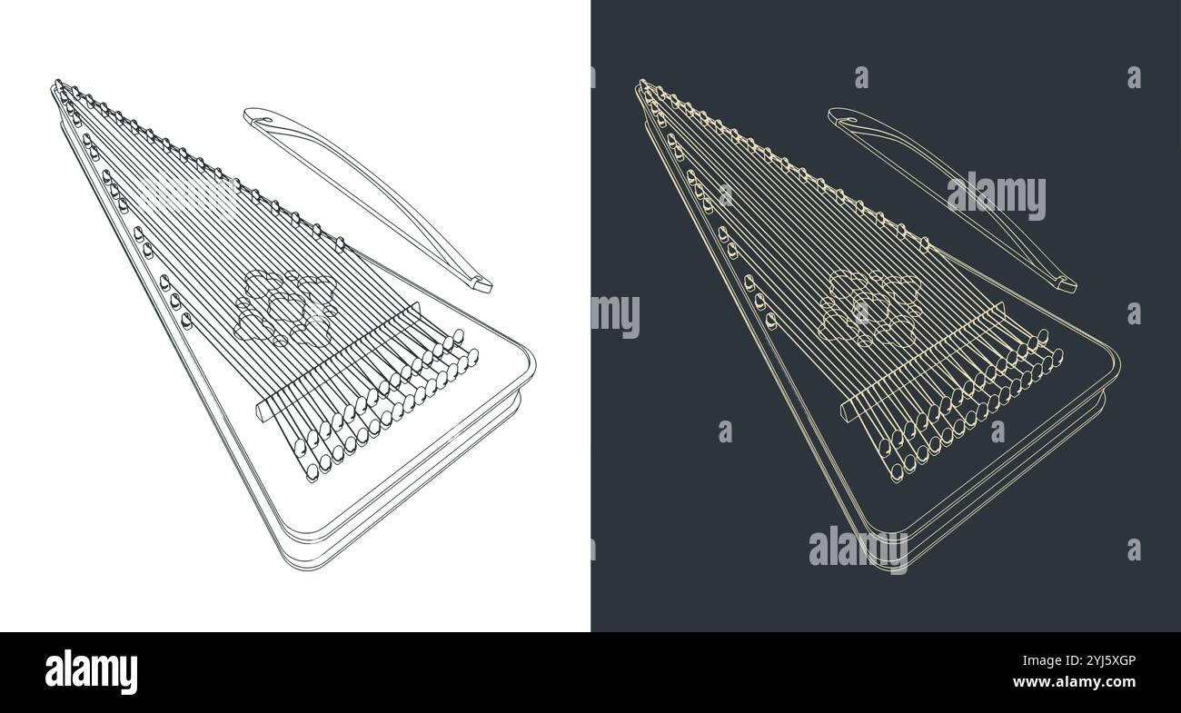 Psaltery hi-res stock photography and images - Alamy