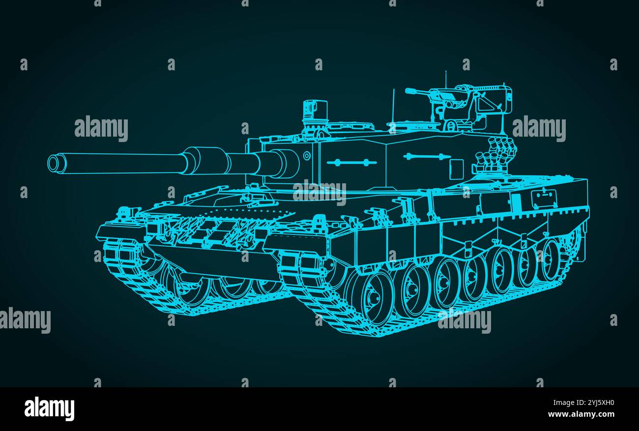 Leopard 2 Stock Vector Images - Alamy