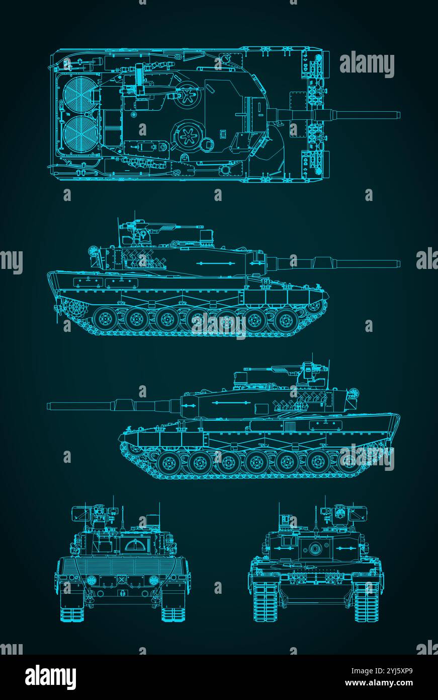 Leopard 2 Stock Vector Images - Alamy