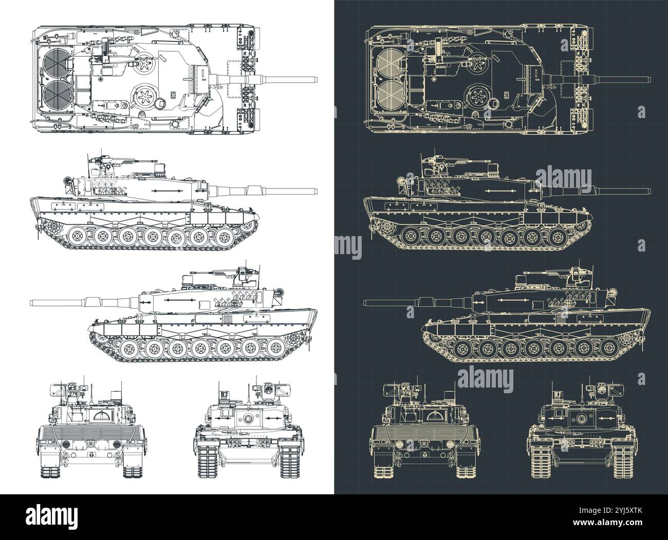 Leopard 2 Stock Vector Images - Alamy