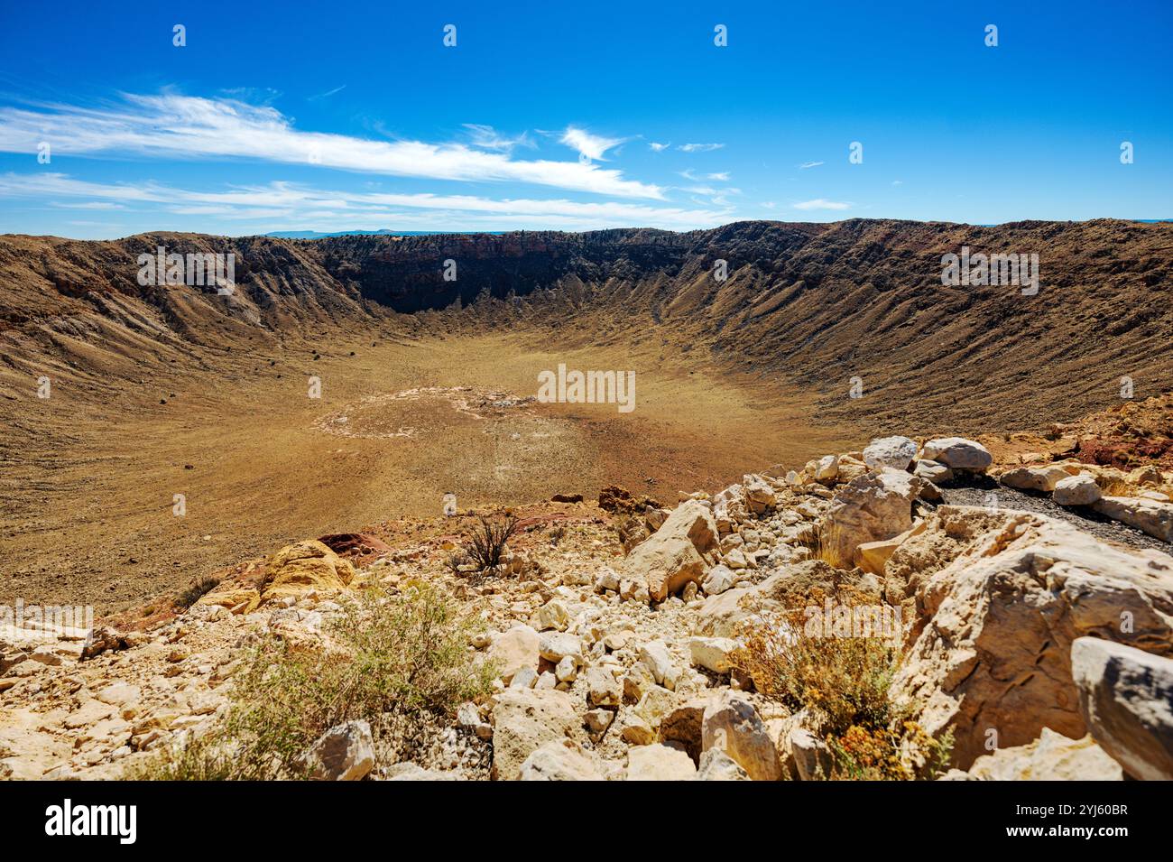 Meteor Crater & Barringer Space Museum; Winslow; Arizona: USA Stock ...