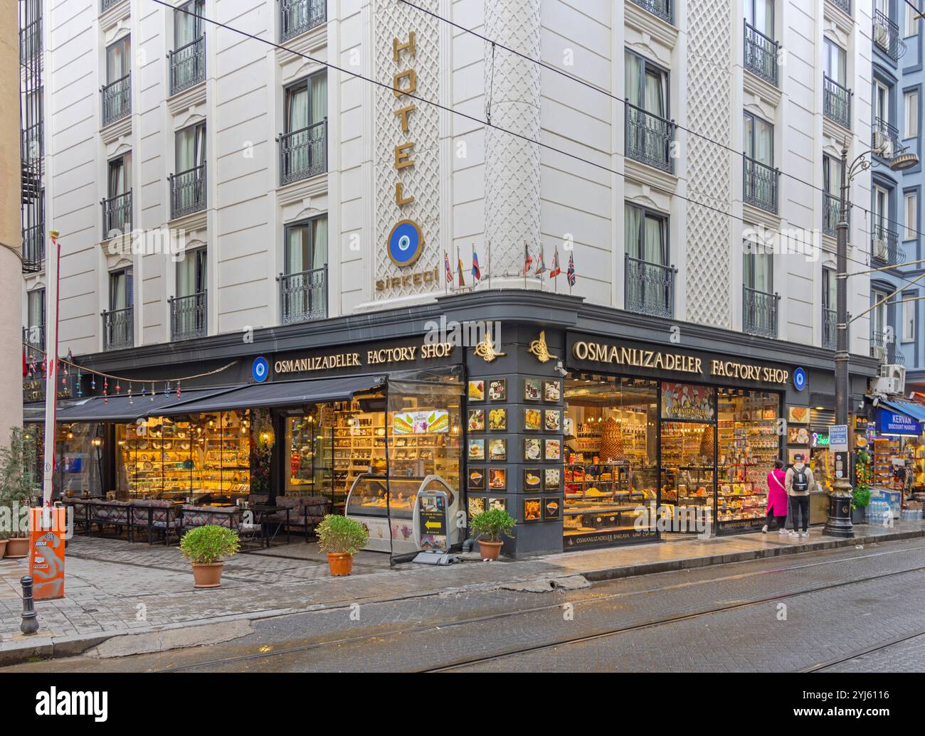 Istanbul, Turkey - October 18, 2023: Traditional Turkish Sweets Store ...