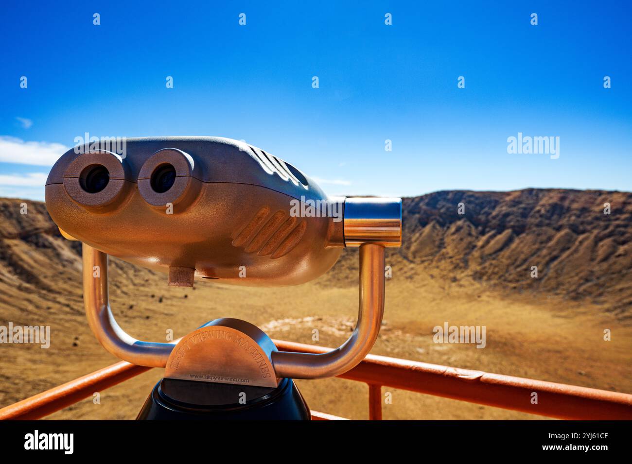 Viewing telescope; Meteor Crater & Barringer Space Museum; Winslow ...