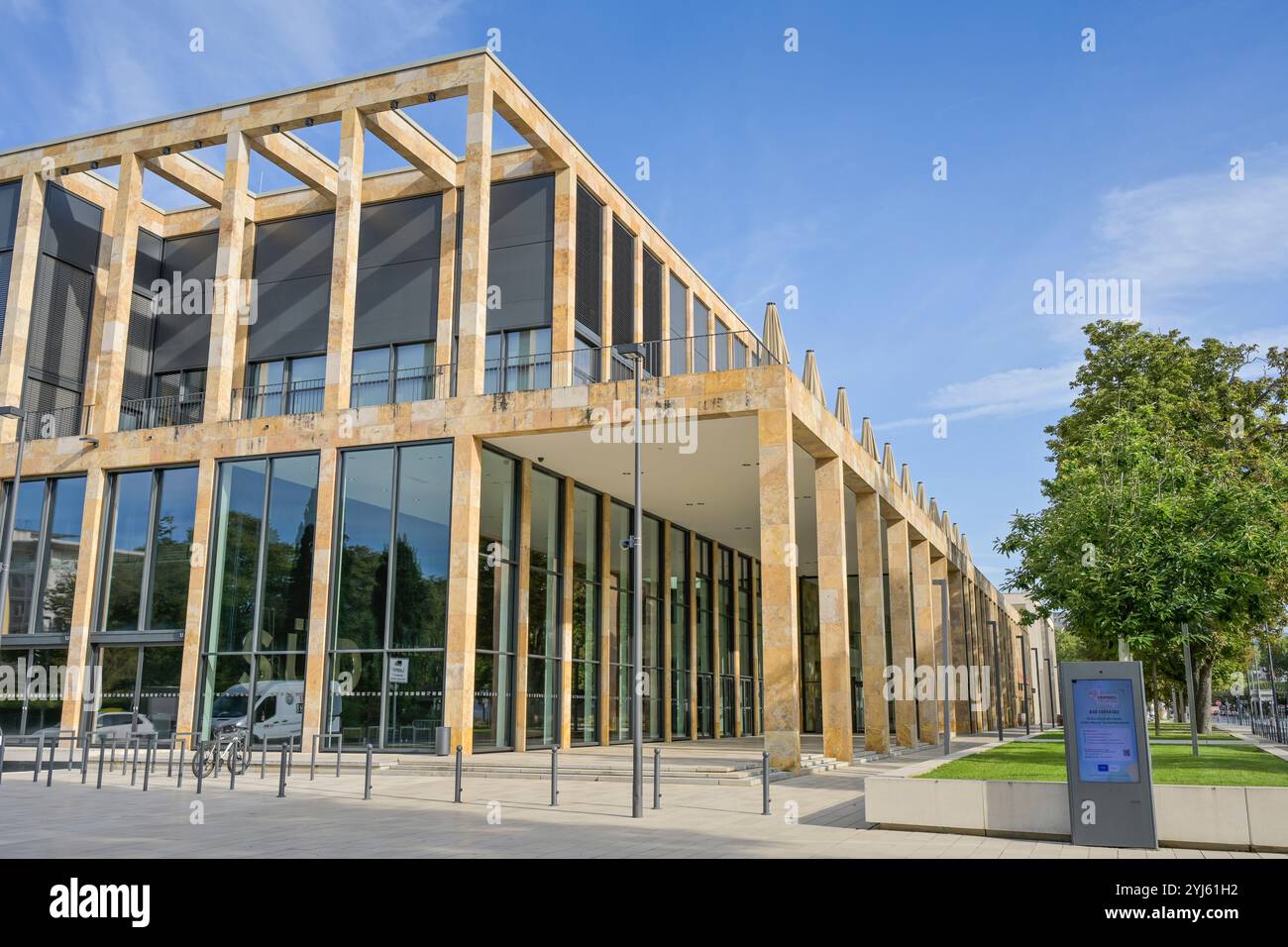 RheinMain CongressCenter RMCC, Friedrich-Ebert-Allee, Wiesbaden, Hessen, Deutschland Stock Photo ...