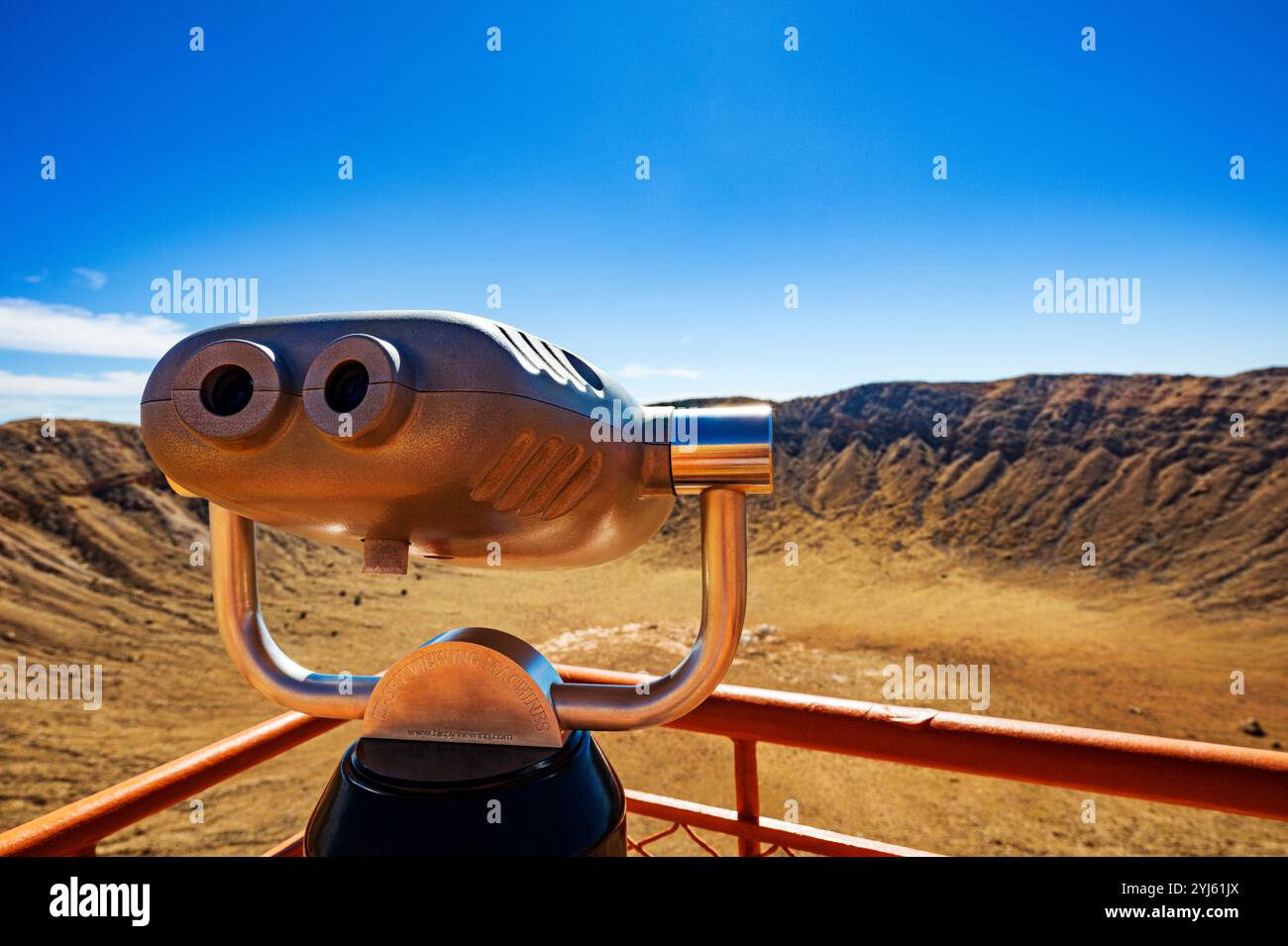 Viewing telescope; Meteor Crater & Barringer Space Museum; Winslow ...