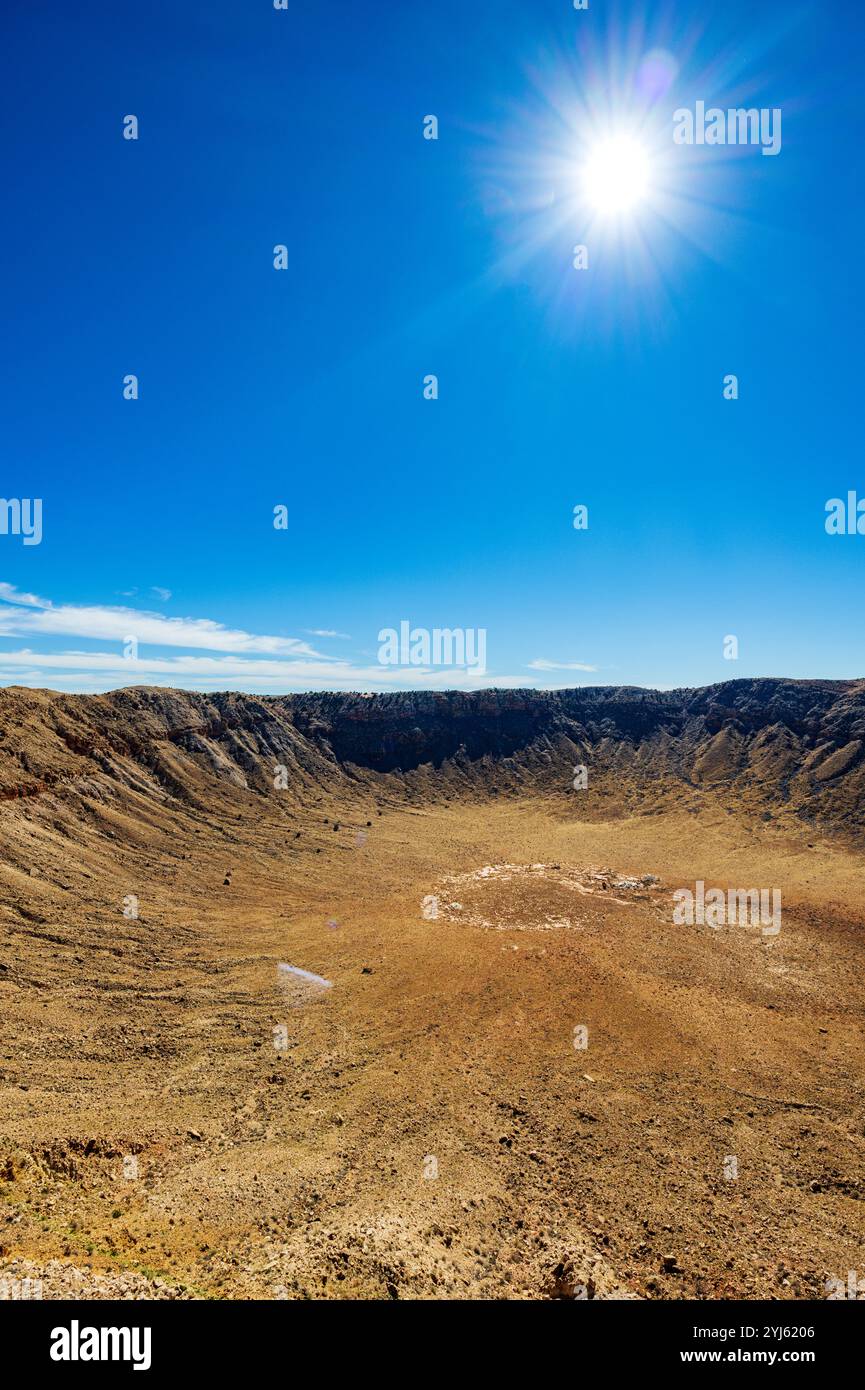 Meteor Crater & Barringer Space Museum; Winslow; Arizona: USA Stock ...