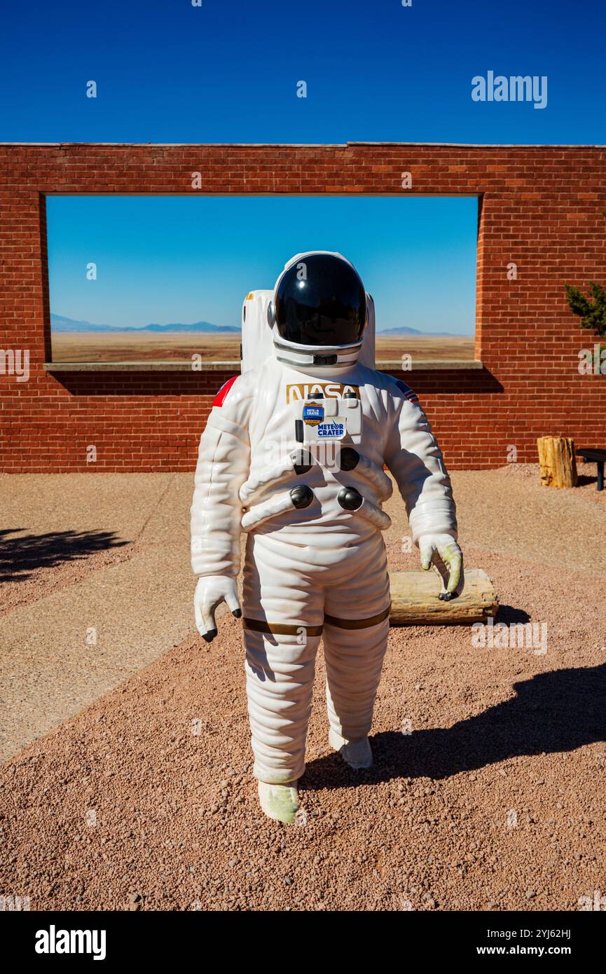 United States Appollo astronaut figure; Meteor Crater & Barringer Space ...