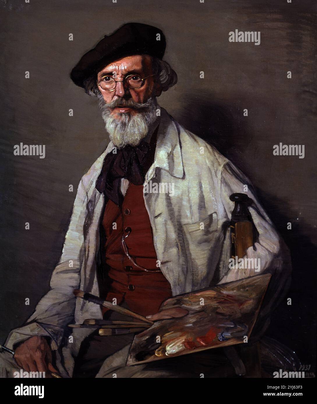 EL PINTOR URANGA (1931). Author: Ignacio Zuloaga. Location: MUSEO DE ...