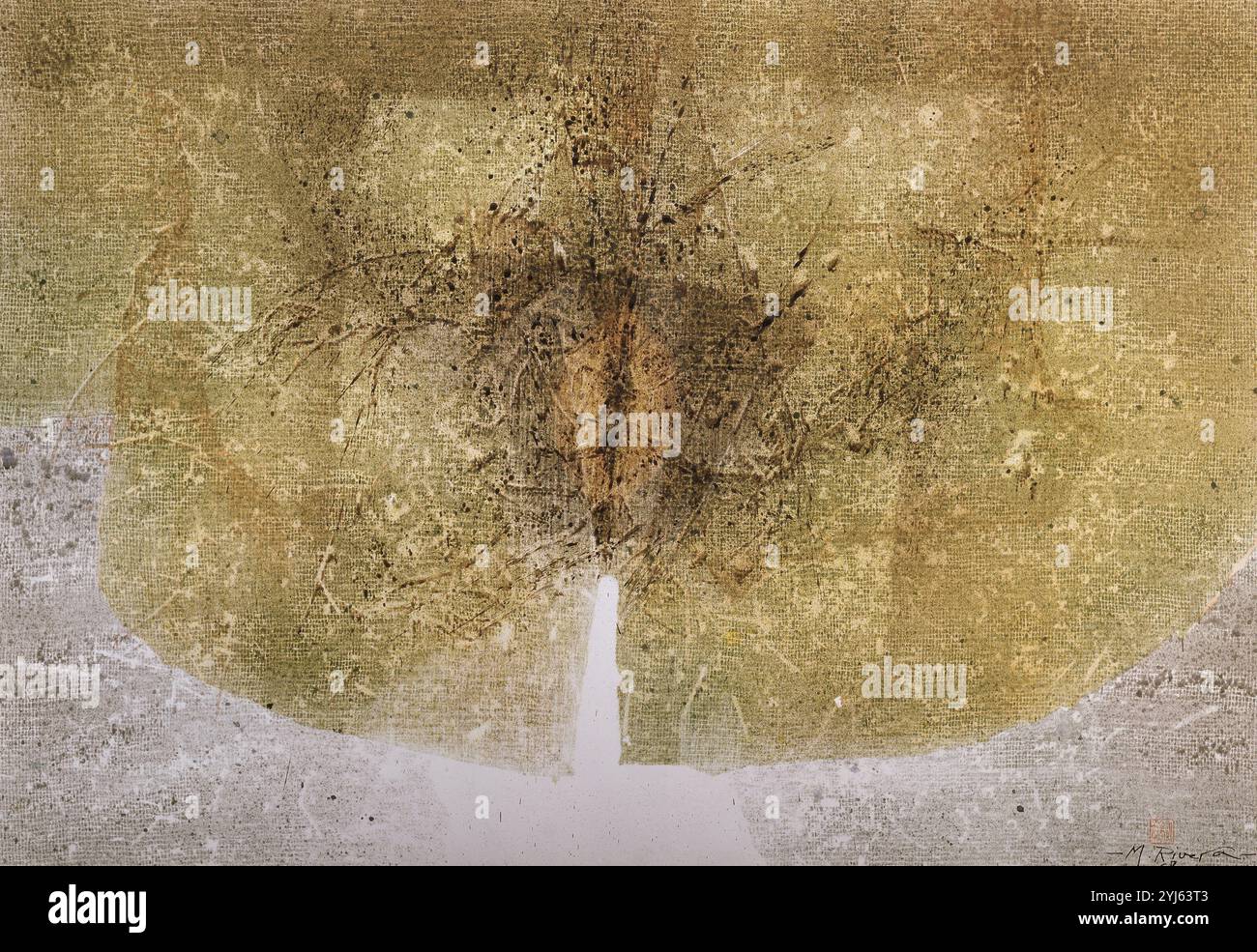 PINTURA 1968. Author: MANUEL RIVERA HERNANDEZ (1927-1995 Stock Photo ...