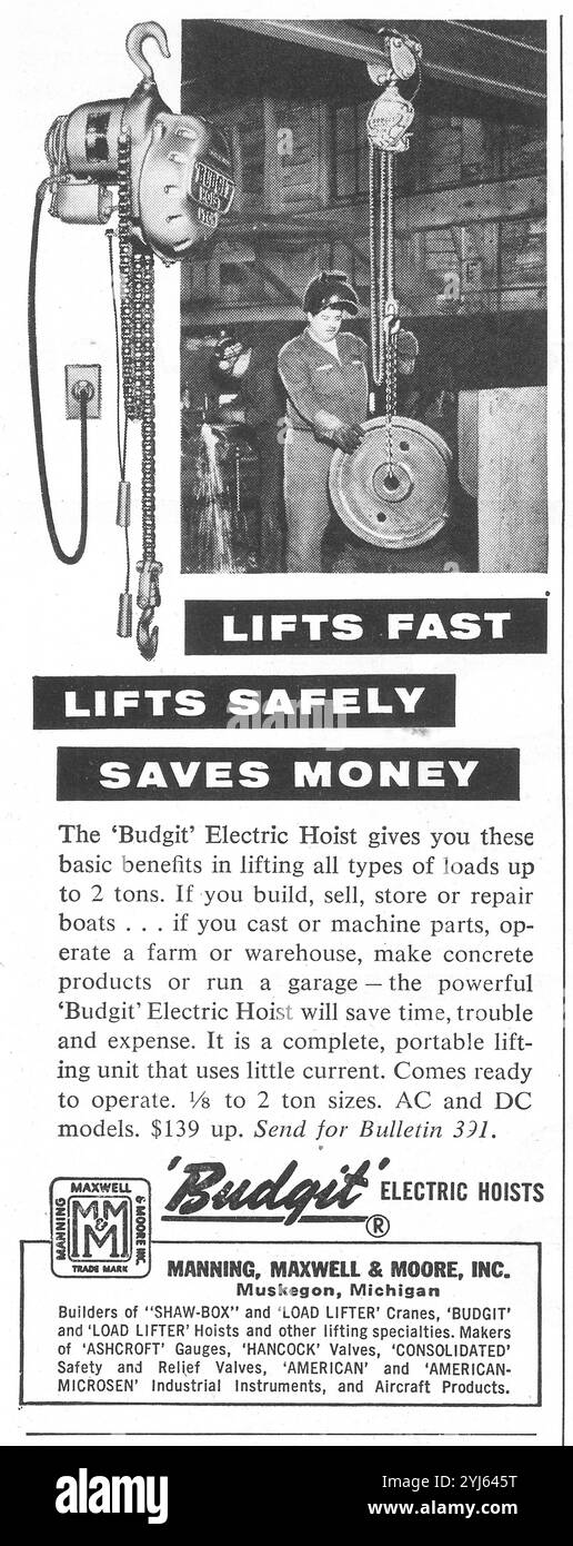 Hoist hoists Black and White Stock Photos & Images - Alamy