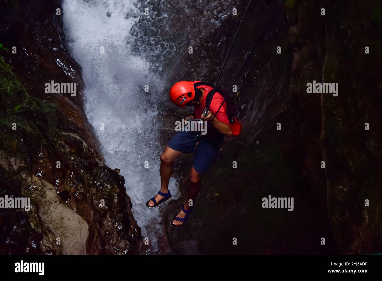 Canyoning and waterfall rappelling experience with Pure Trek in La ...