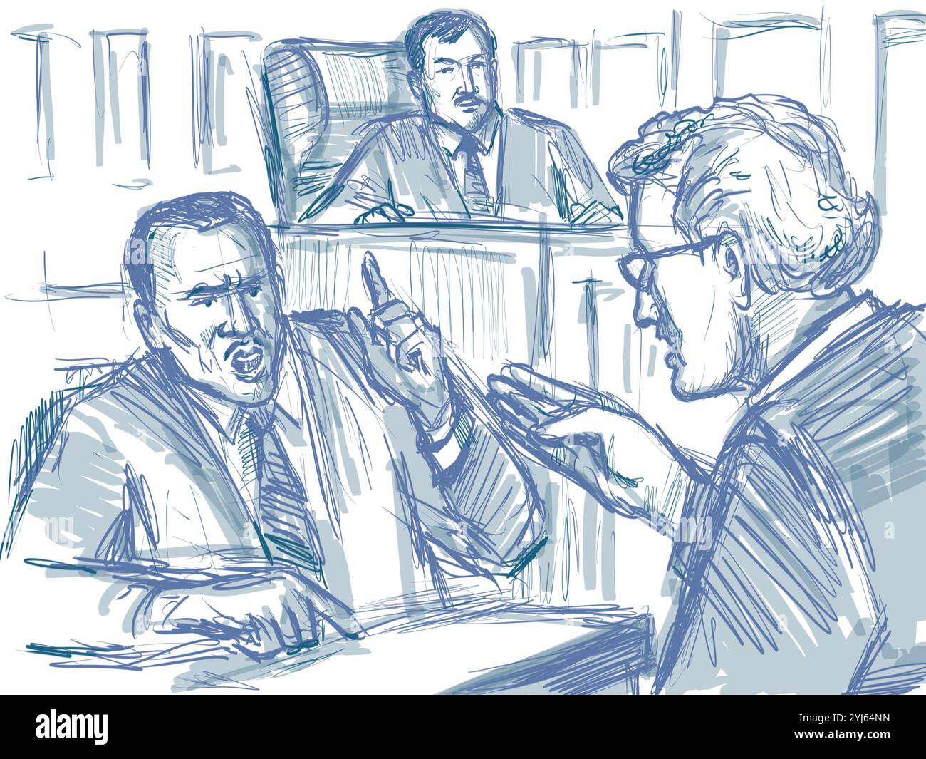 Court cross examination hi-res stock photography and images - Alamy