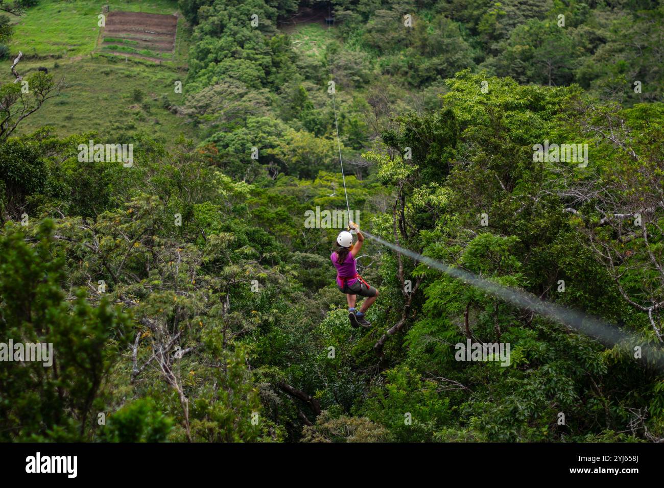 Canopy tour adventure hi-res stock photography and images - Alamy