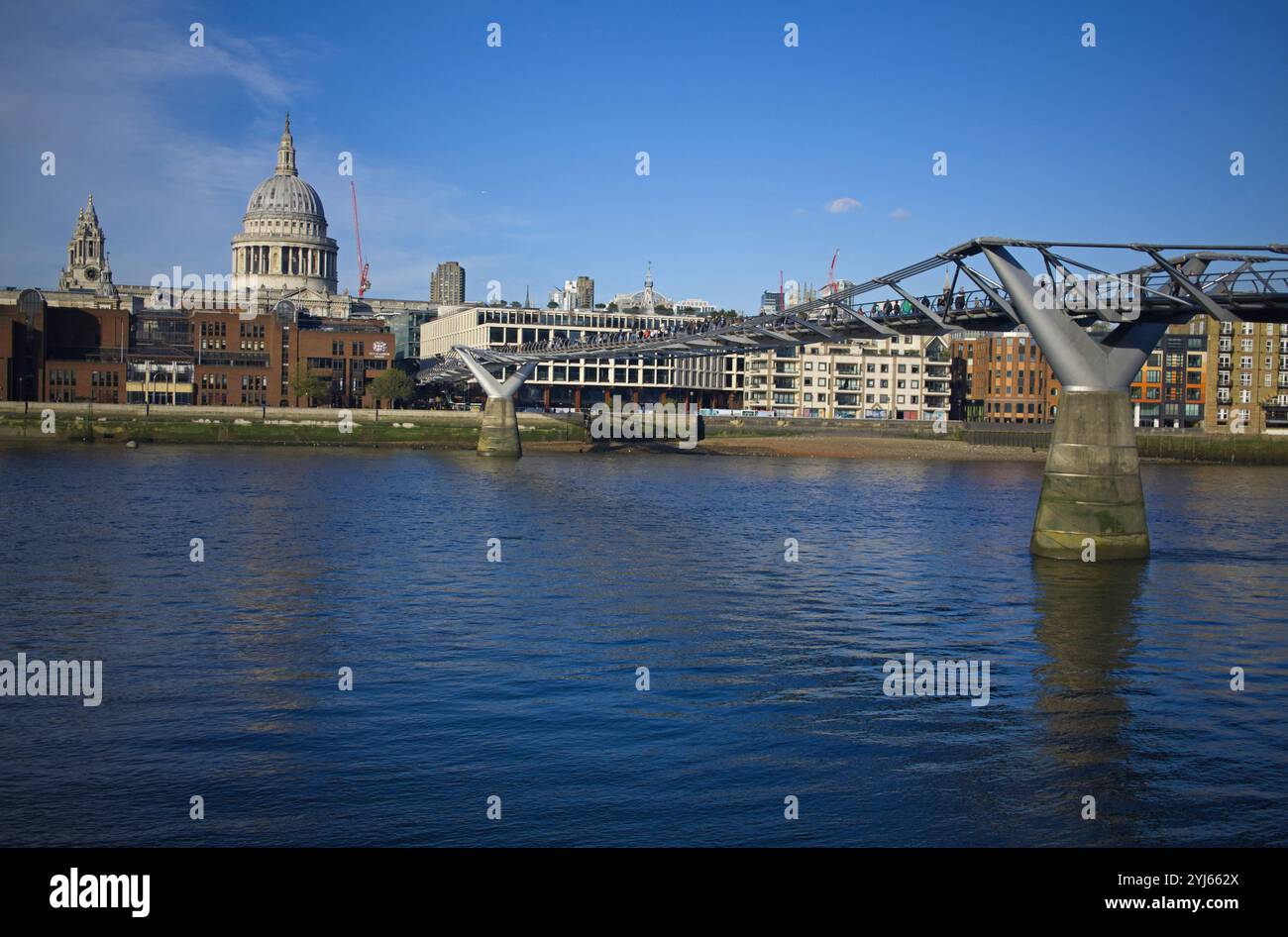 Millennium bridge footbridge hi-res stock photography and images - Alamy
