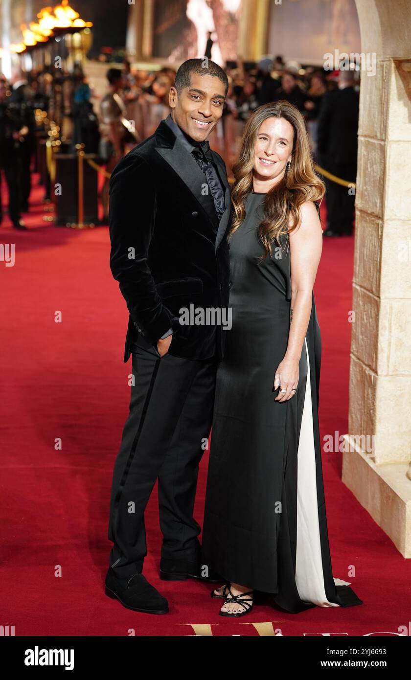Alex Karim and Malin Karim attending the Royal Film Performance and ...