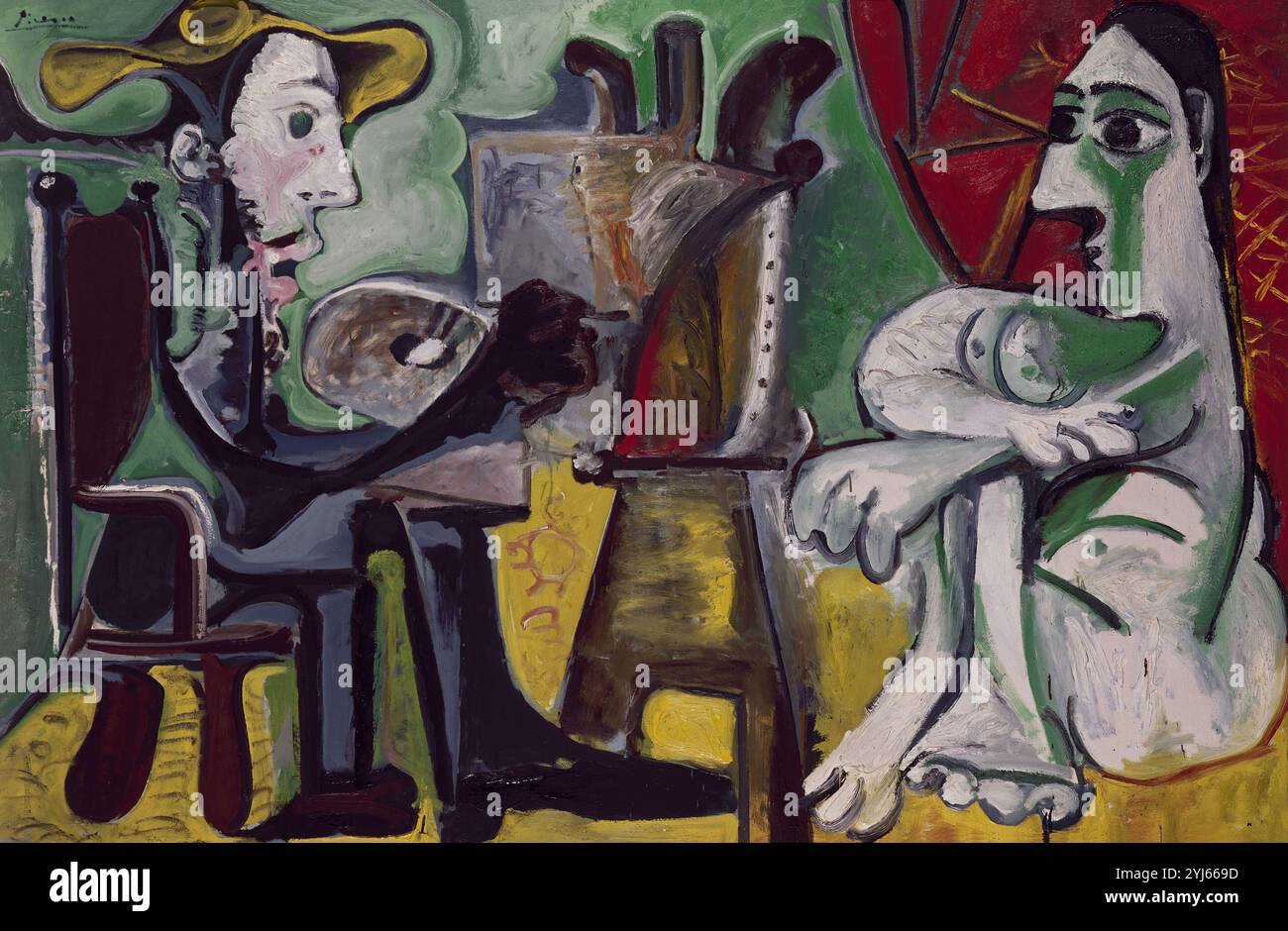 Painter model pablo picasso 1963 hi-res stock photography and images ...