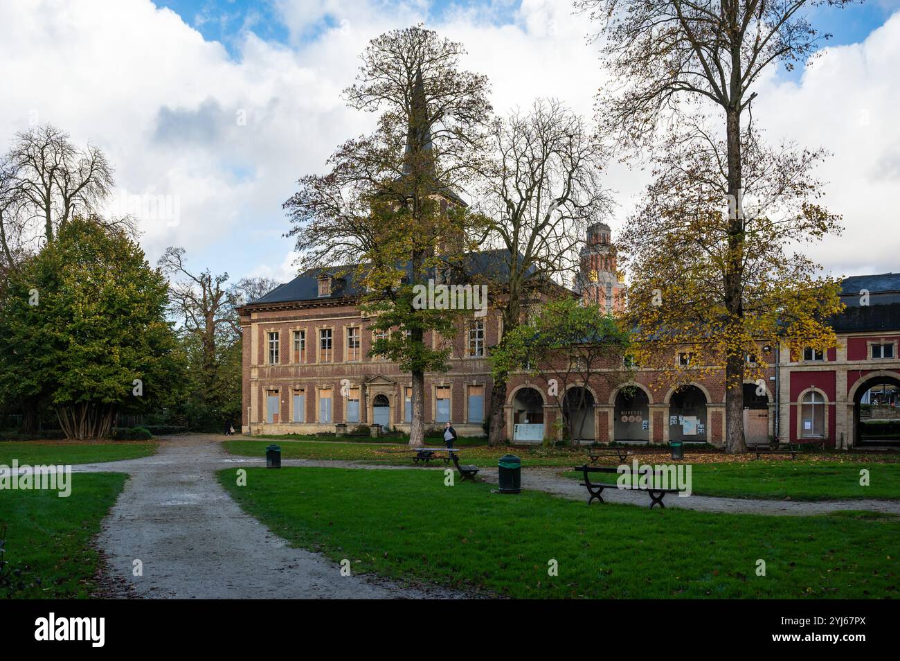 Domain and Abbey of Forest, Brussels, Belgium, NOV 11,2024 Stock Photo ...