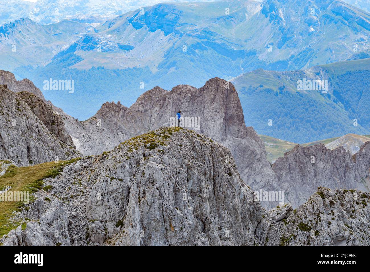 Scenic ridge at Komovi mountain range Stock Photo - Alamy