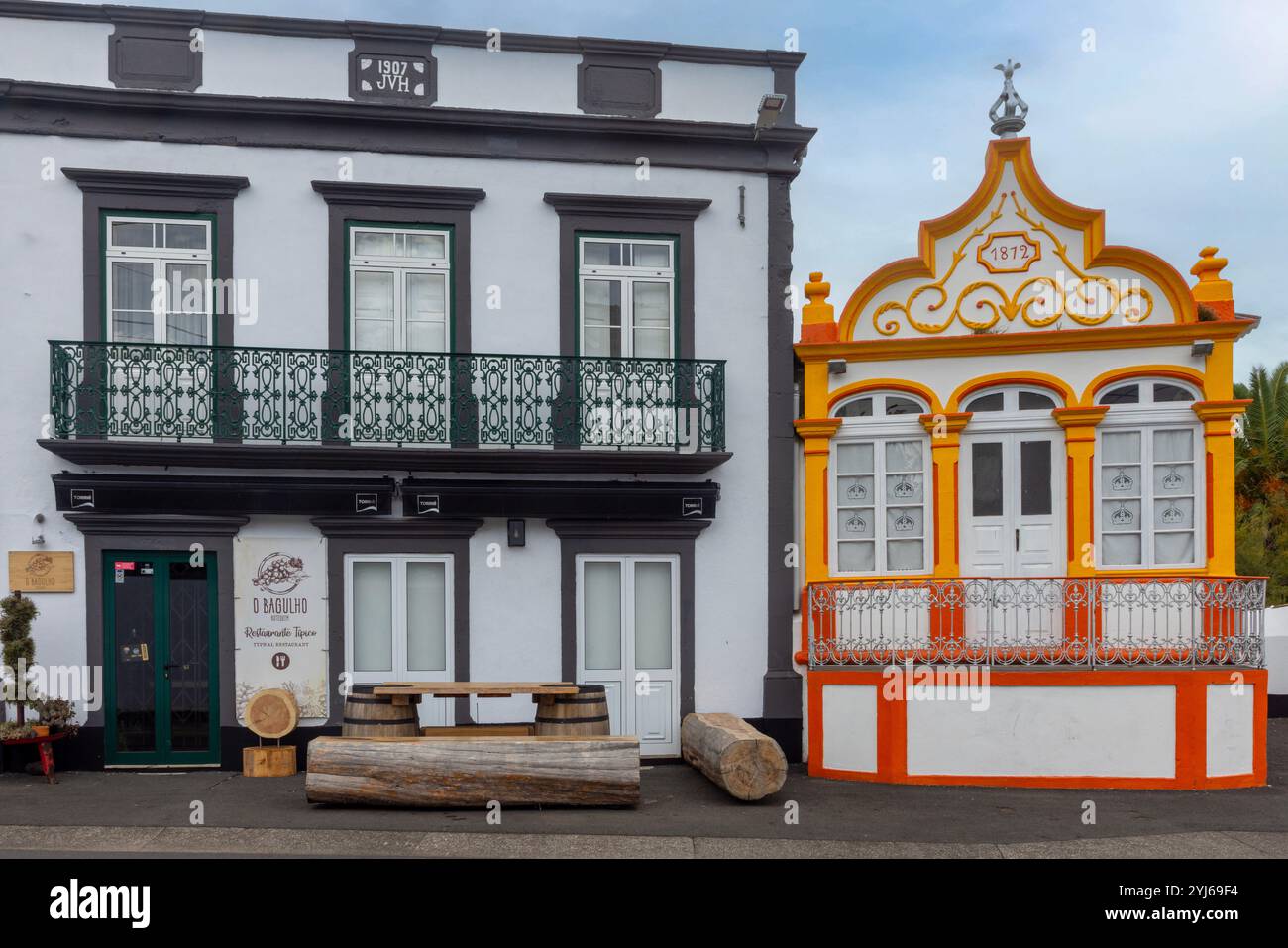 The Impérios of Terceira Island, Azores are small, colourfully painted ...