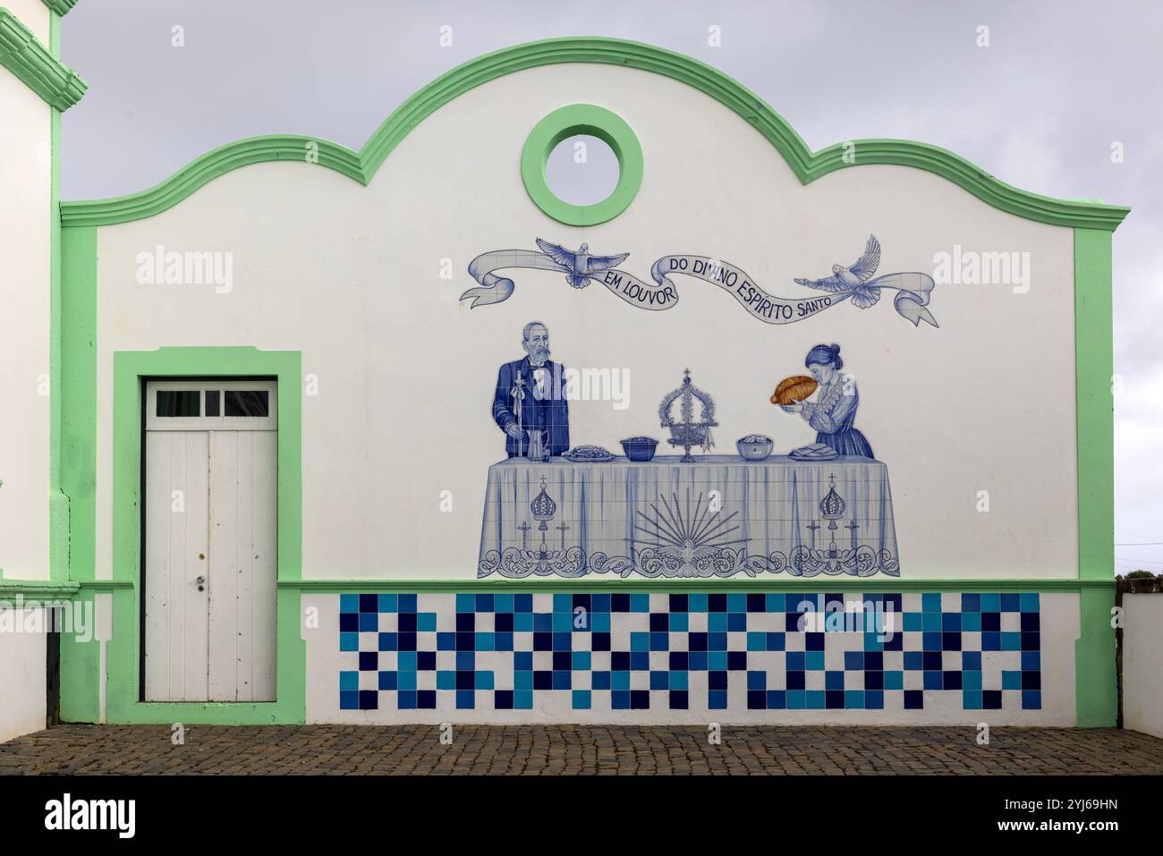 The Impérios of Terceira Island, Azores are small, colourfully painted ...