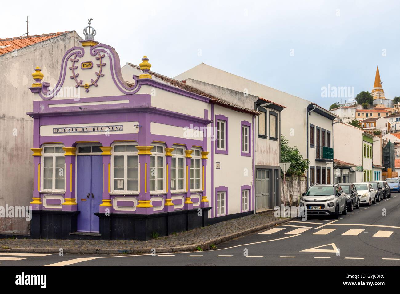 The Impérios of Terceira Island, Azores are small, colourfully painted ...