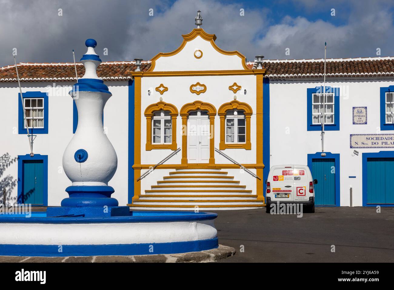 The Impérios of Terceira Island, Azores are small, colourfully painted ...