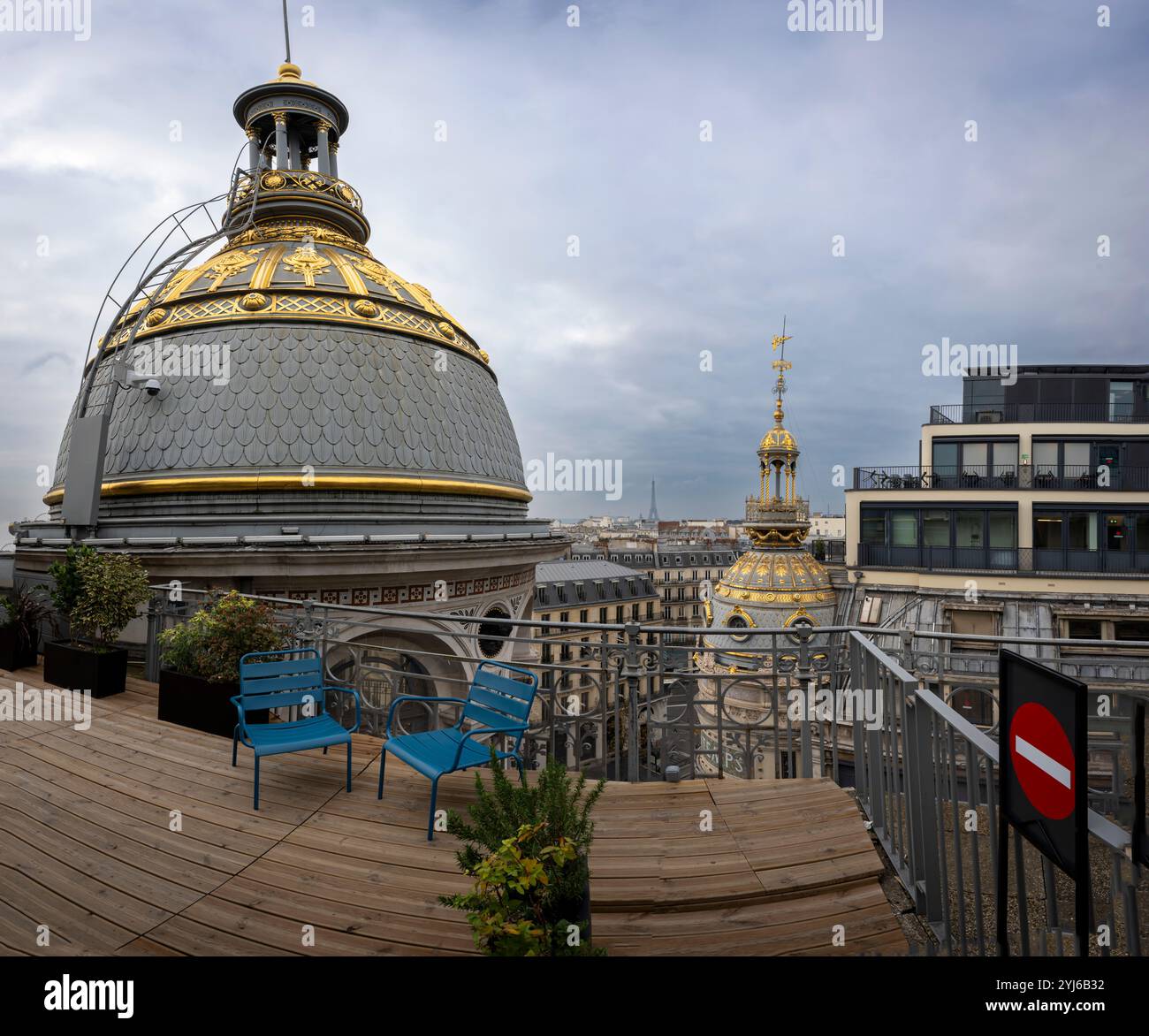 Paris, France - 11 13 2024: Boulevard Haussmann. View of Paris and ...