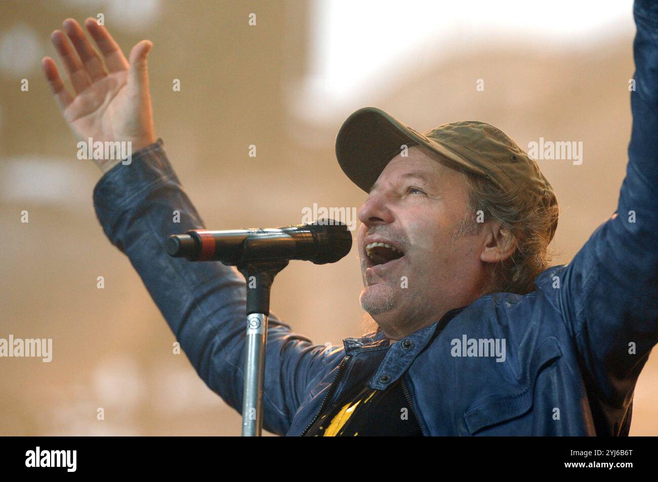 Milan Italy 07/06/2008: Vasco Rossi, Italian singer, during the live ...