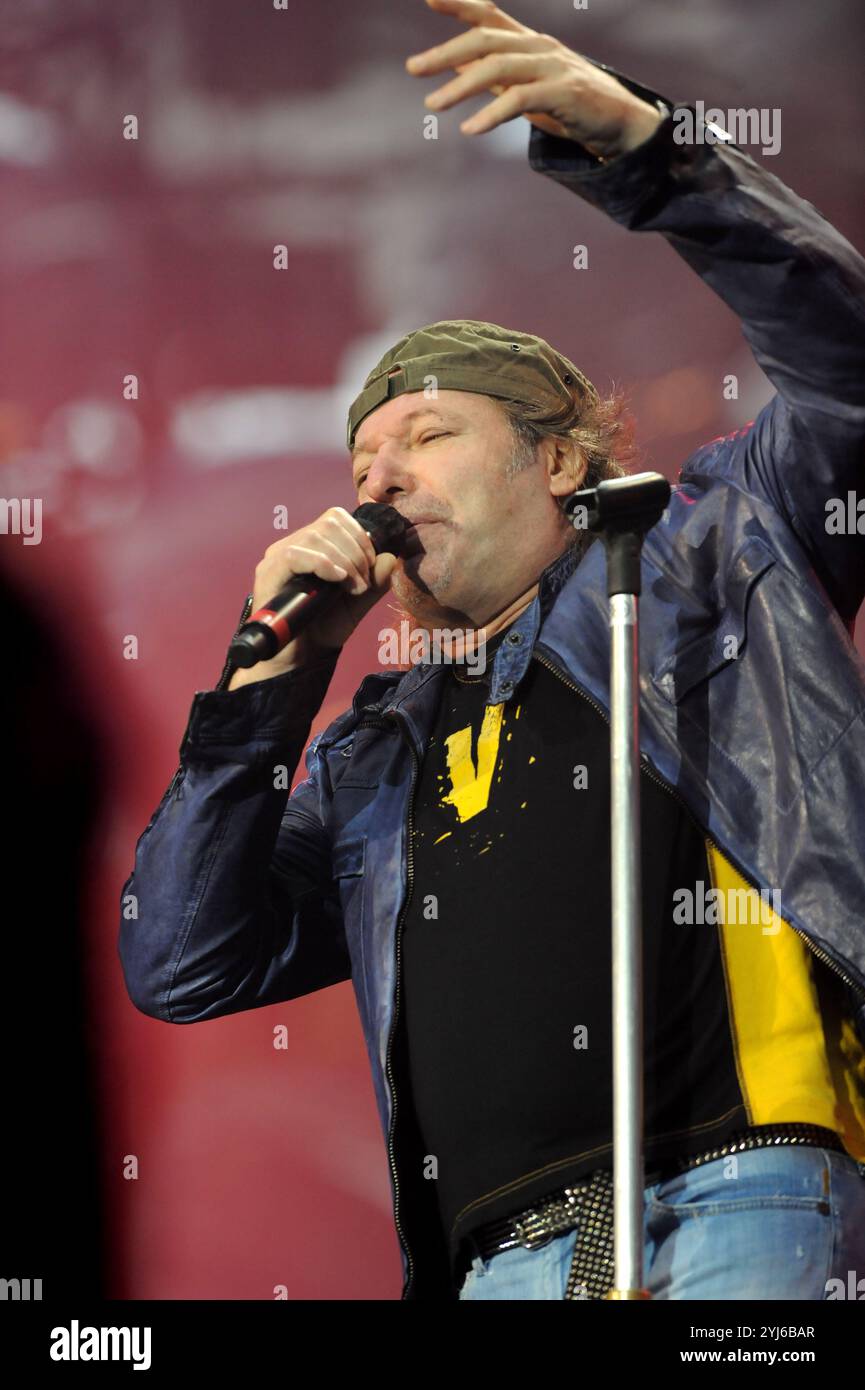 Milan Italy 07/06/2008: Vasco Rossi, Italian singer, during the live ...