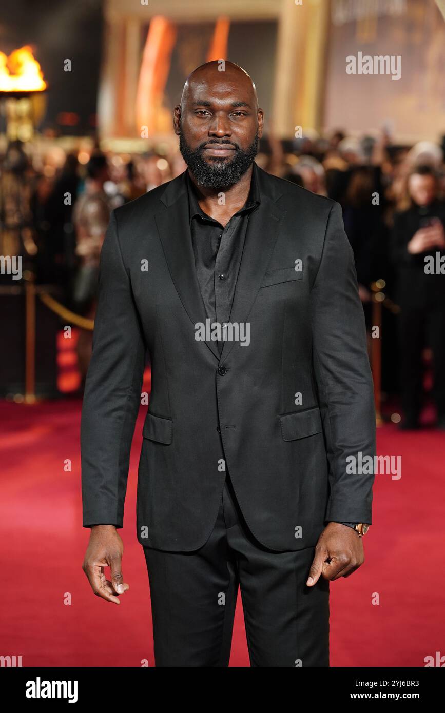 Chidi Ajufo attending the Royal Film Performance and world premiere of ...