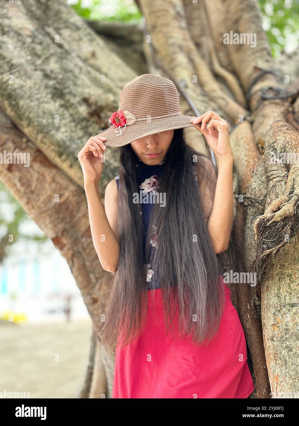 Headshot portrait woman in smartphone stock photos and images - Alamy