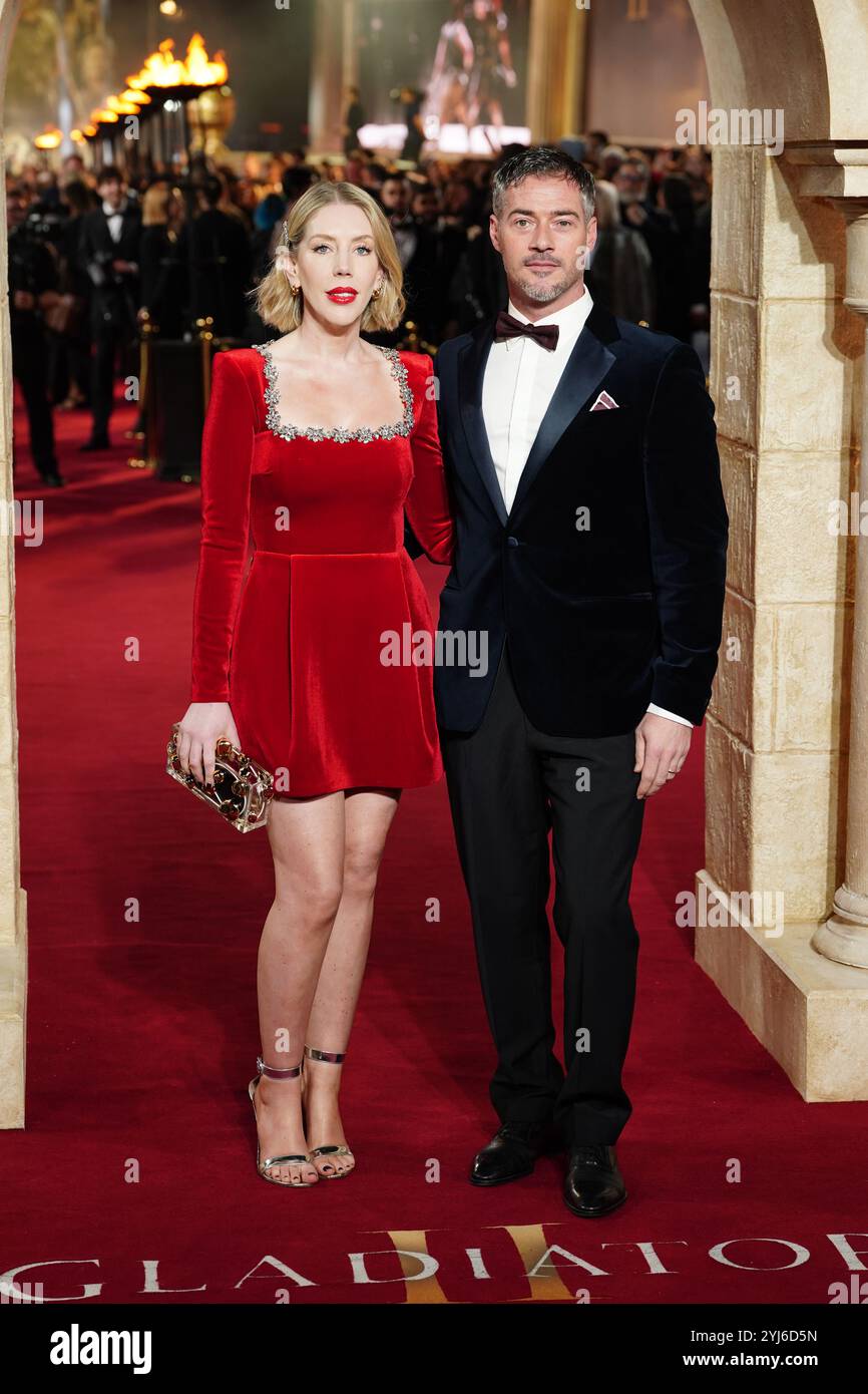 Katherine Ryan and Bobby Kootstra attending the Royal Film Performance ...