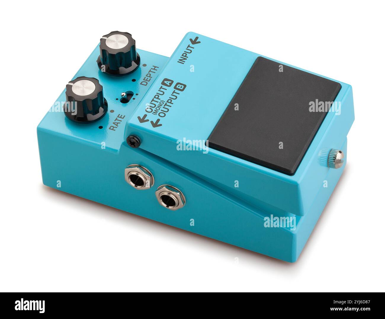 chorus guitar pedal path isolated on white Stock Photo - Alamy