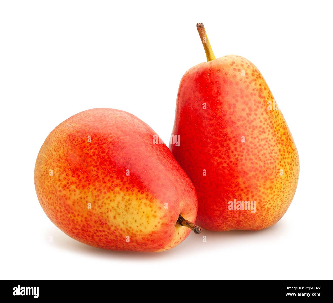 red pears path isolated on white Stock Photo - Alamy