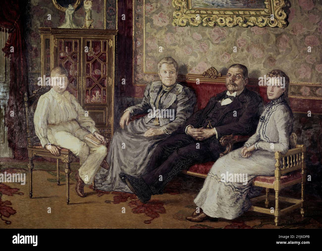 Marià Pidelaserra / 'The Deu Family', 1902, Oil on canvas, 200 x 280 cm ...