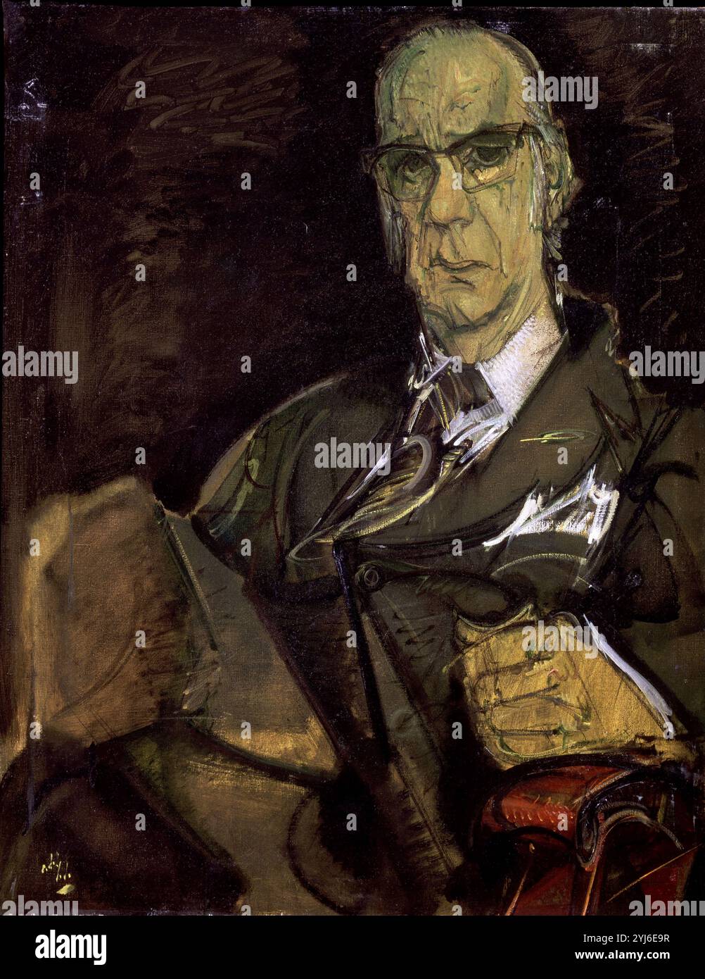 CAMILO JOSE CELA - 1991 - OLEO/TABLA - 60 x 73 cm. Author: ALVARO ...