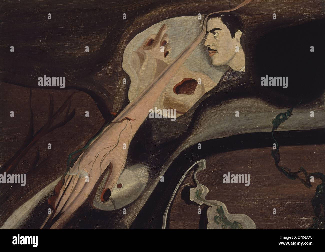 AUTORRETRATO - 1933 - OLEO/LIENZO - 24X34 CM. Author: OSCAR DOMINGUEZ ...