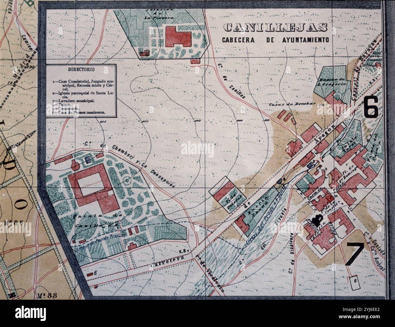 PLANO DE MADRID - DETALLE DE CANILLEJAS - 1900 - (DET 70316). Author ...
