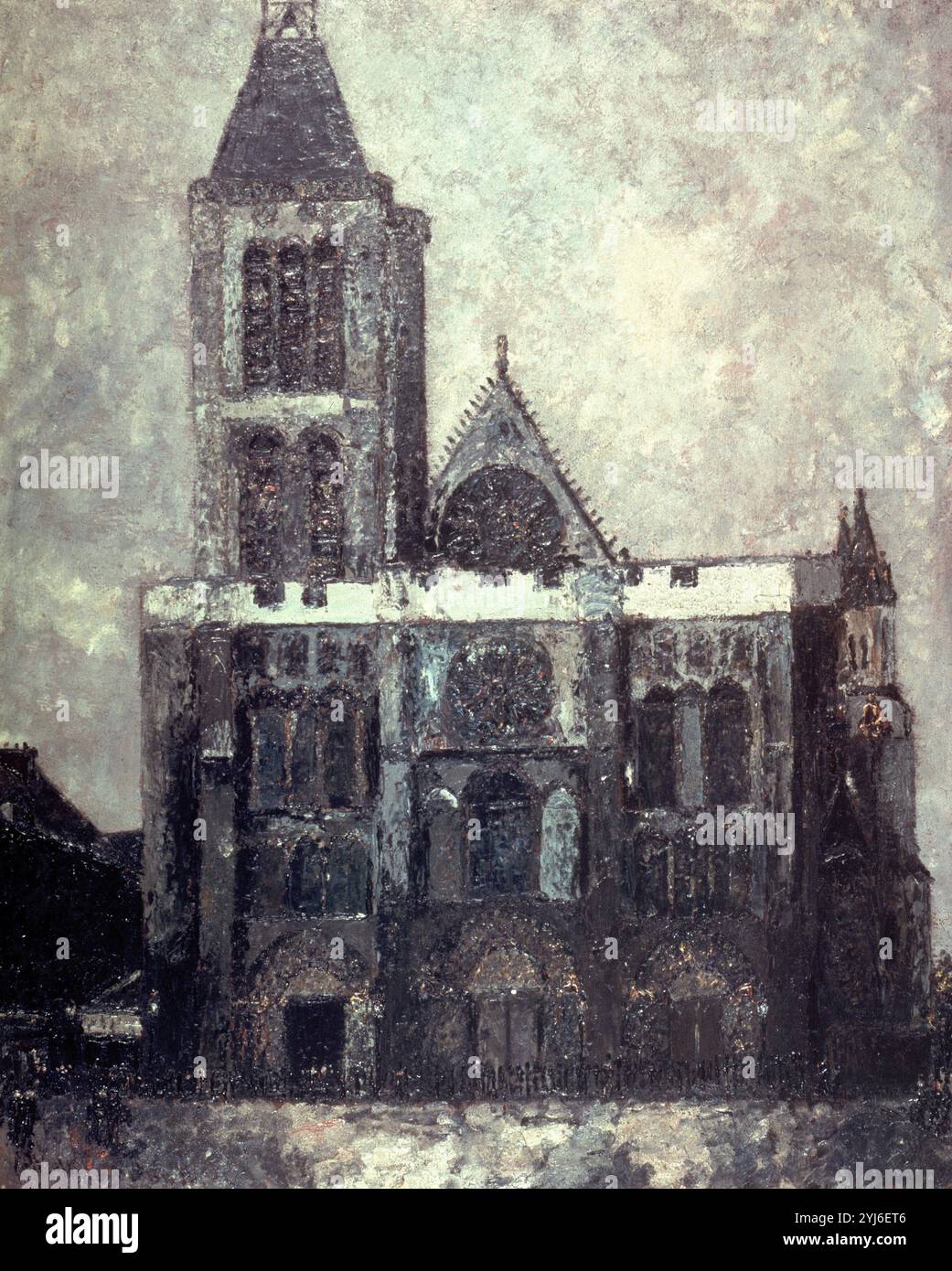 BASILICA DE SAN DENIS. Author: MAURICE UTRILLO (1883-1955). Location ...