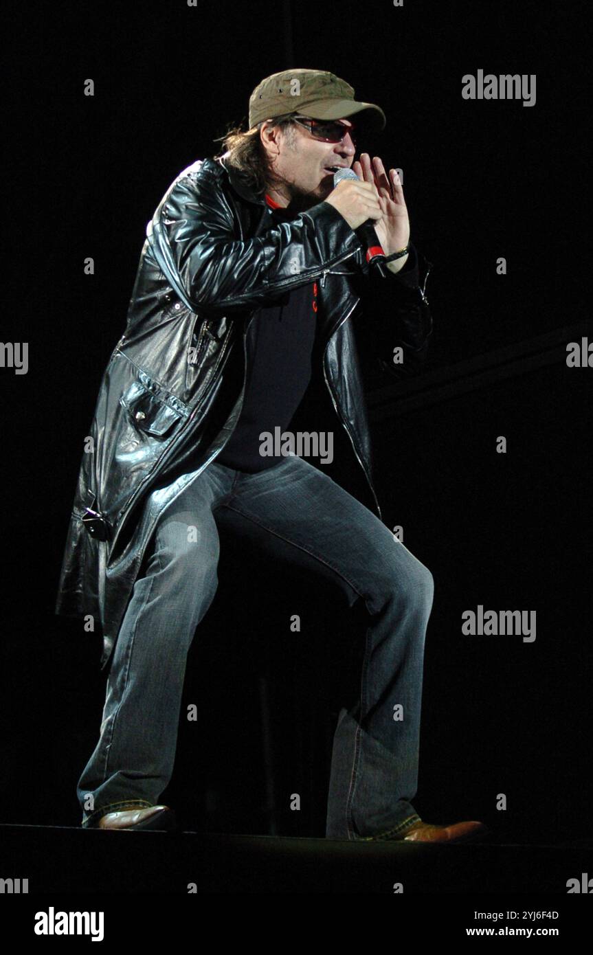 Imola Italy 10/06/2005: Vasco Rossi, Italian singer, during the live ...