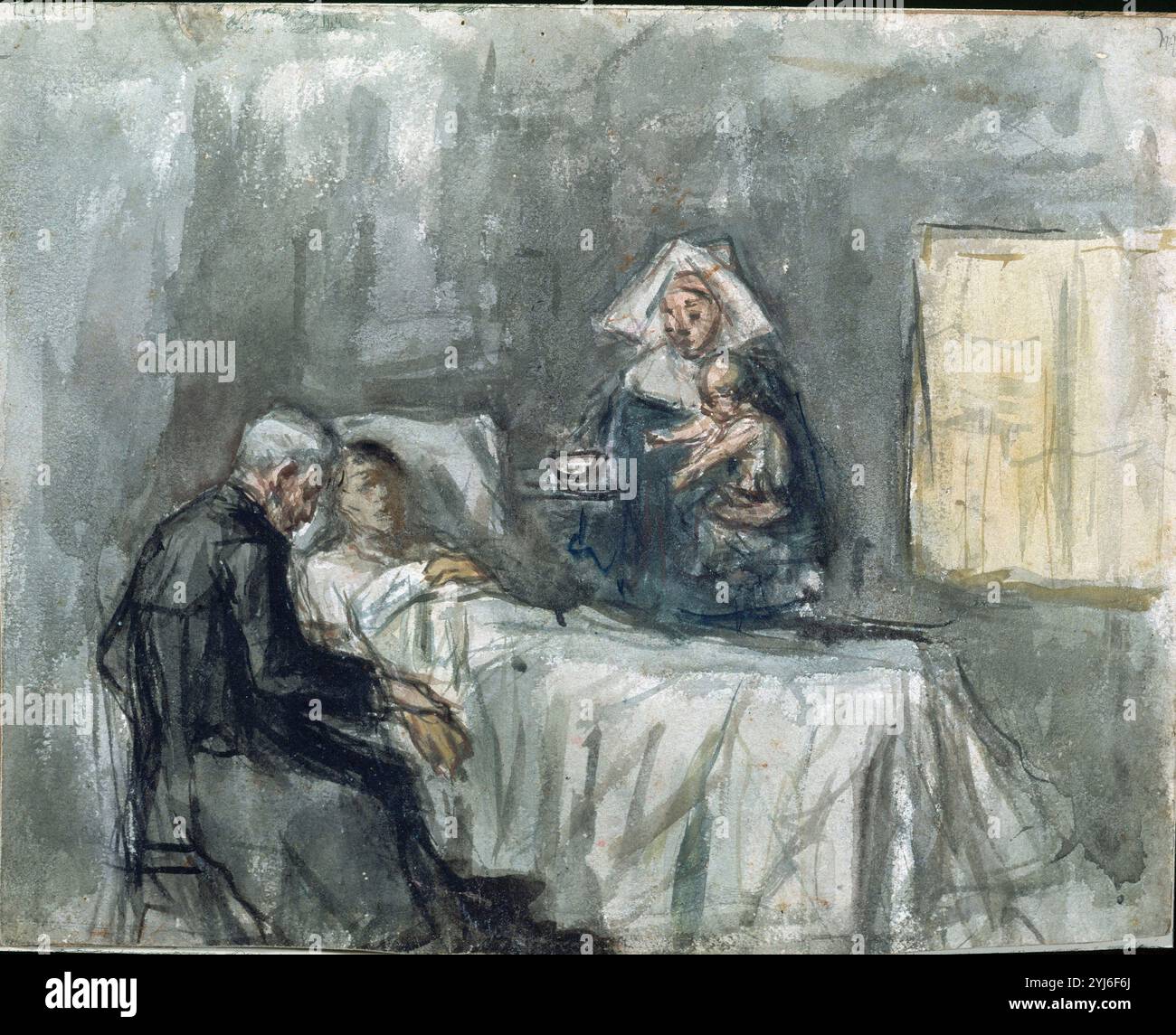 Science and Charity - 1897 - Stech. Author: PABLO PICASSO (1881-1973 ...