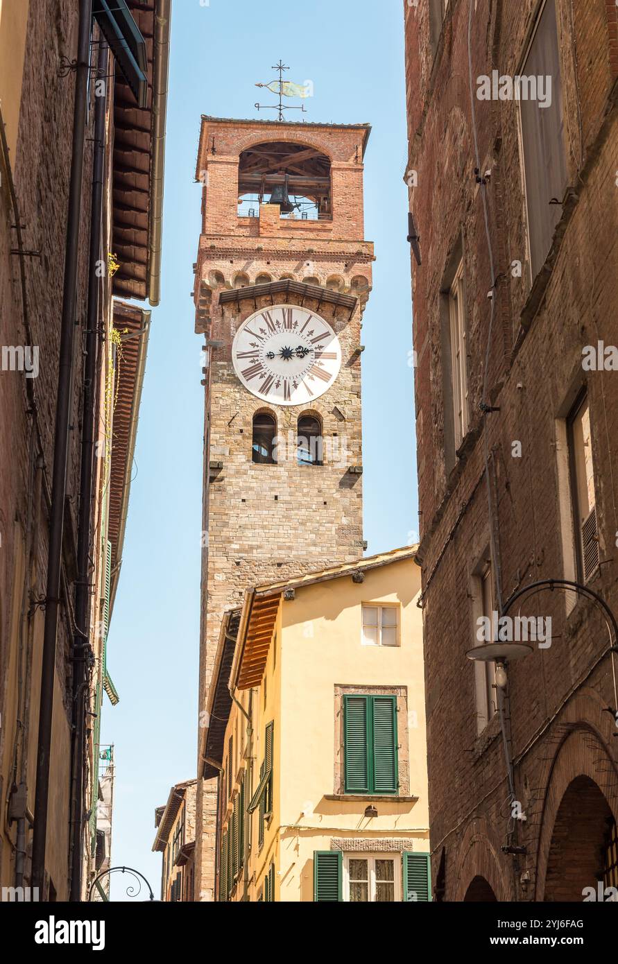 Torre delle Ore ore Tower of the Hours, an ancient medieval clock tower ...