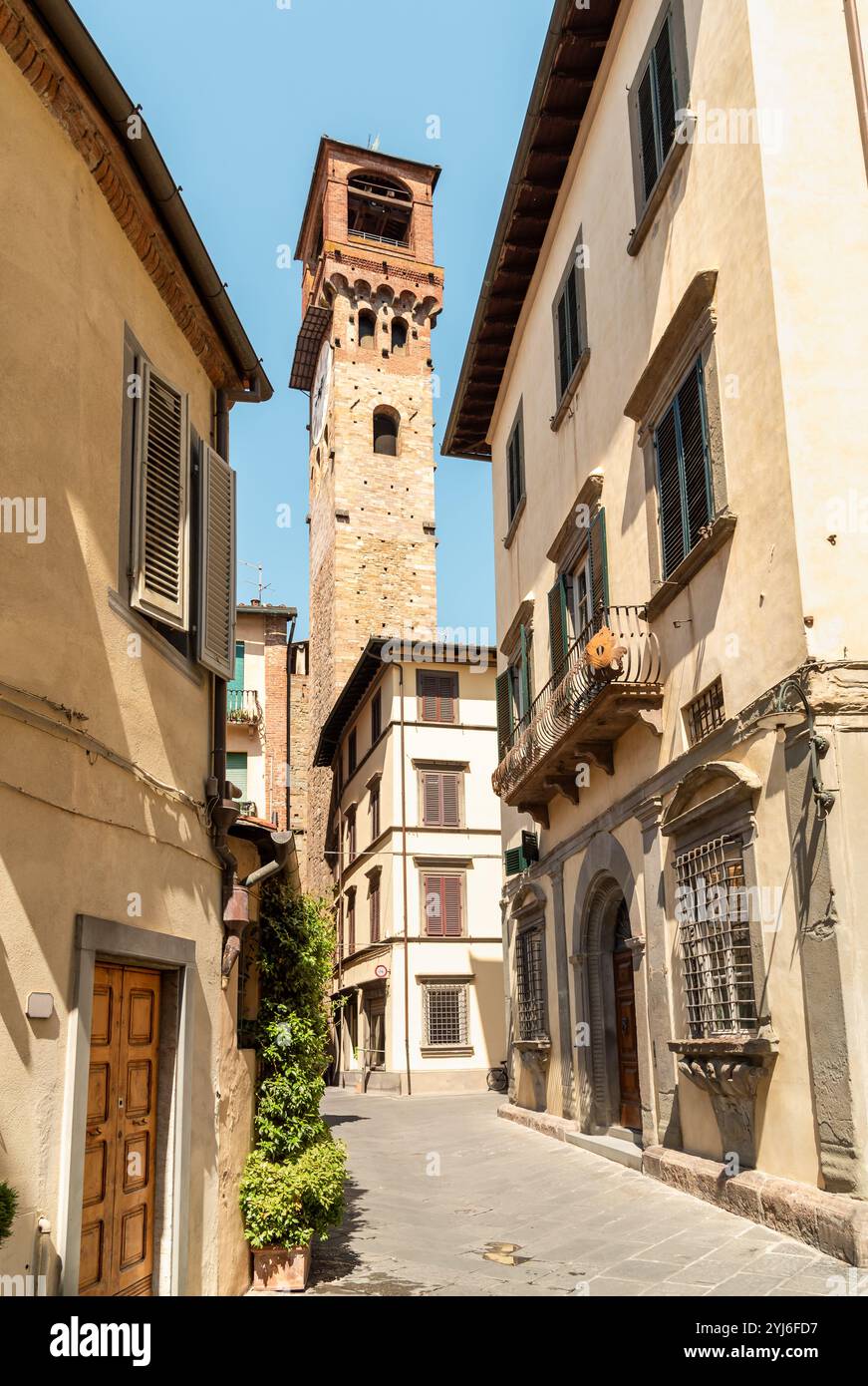 Torre delle Ore ore Tower of the Hours, an ancient medieval clock tower ...