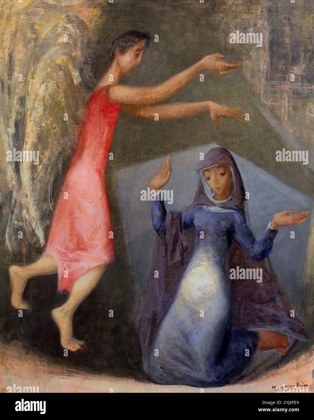 ANUNCIACION - SIGLO XX. Author: MANUEL MINGORANCE ACIEN (1920-2014 ...