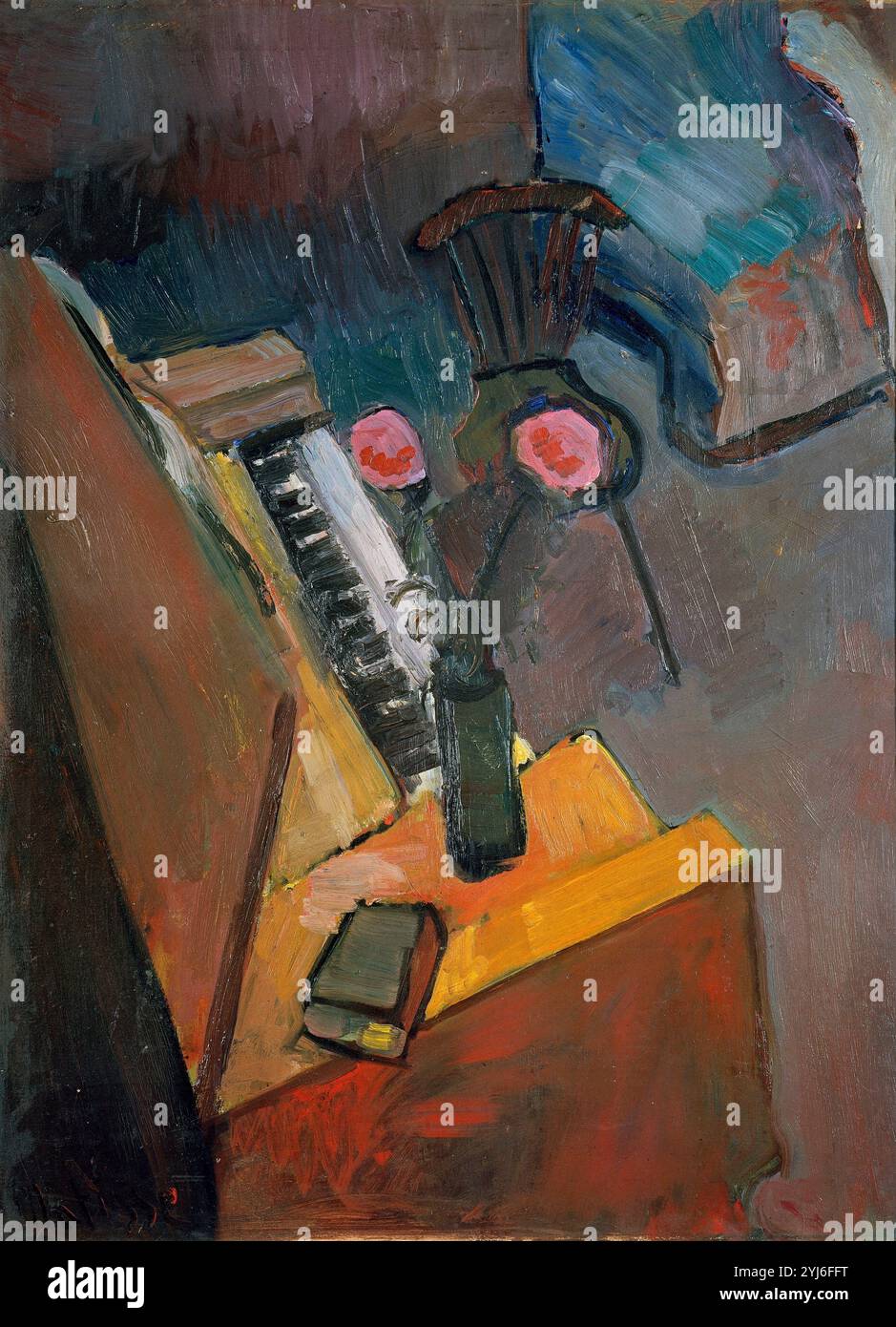 NATURALEZA MUERTA CON ARMONIO - SIGLO XIX/XX. Author: HENRI MATISSE ...