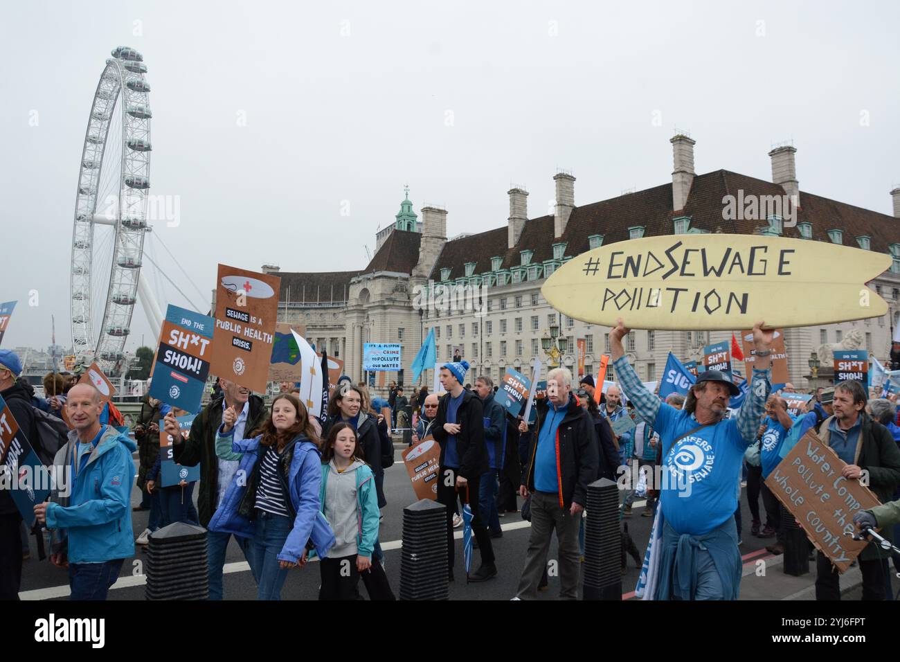 The March for Clean Water in Central London on Sunday 3rd November 2024 ...