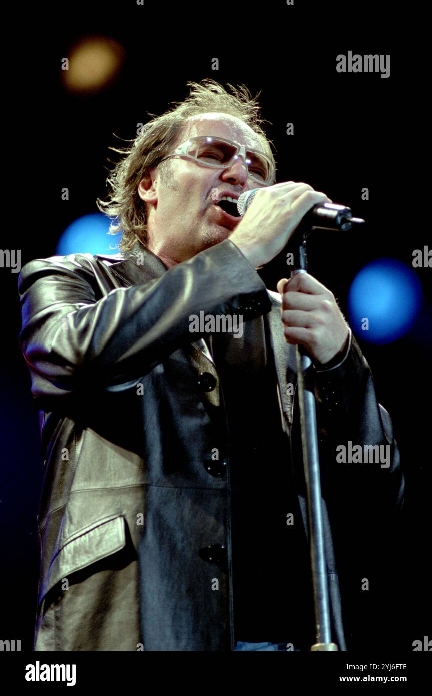 Torino Italy 19/06/2001: Vasco Rossi, Italian singer, during the live ...