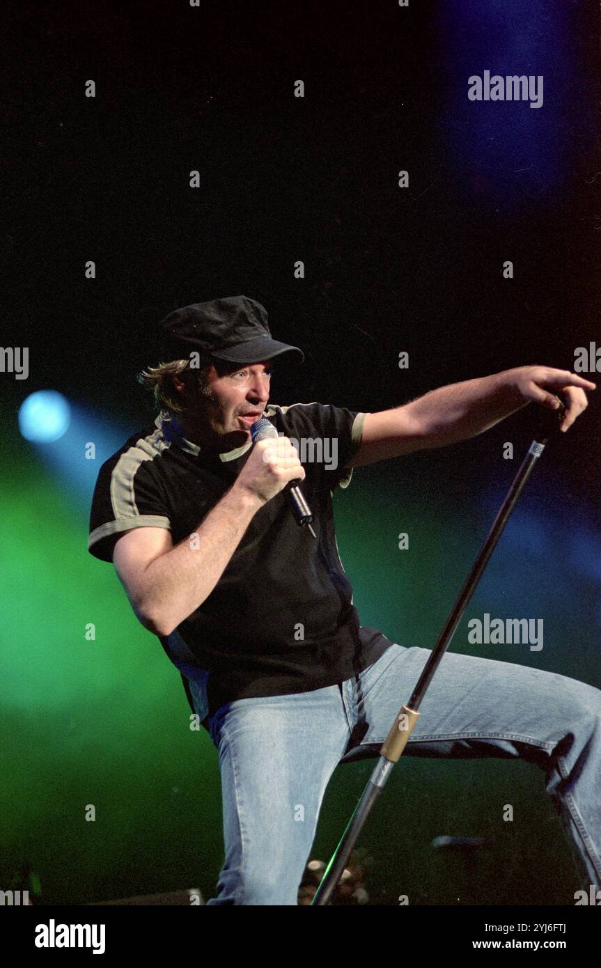 Torino Italy 19/06/2001: Vasco Rossi, Italian singer, during the live ...