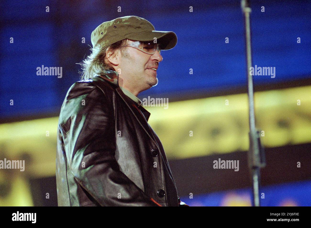 Verona Italy 08/09/2001: Vasco Rossi, Italian singer, during the live ...